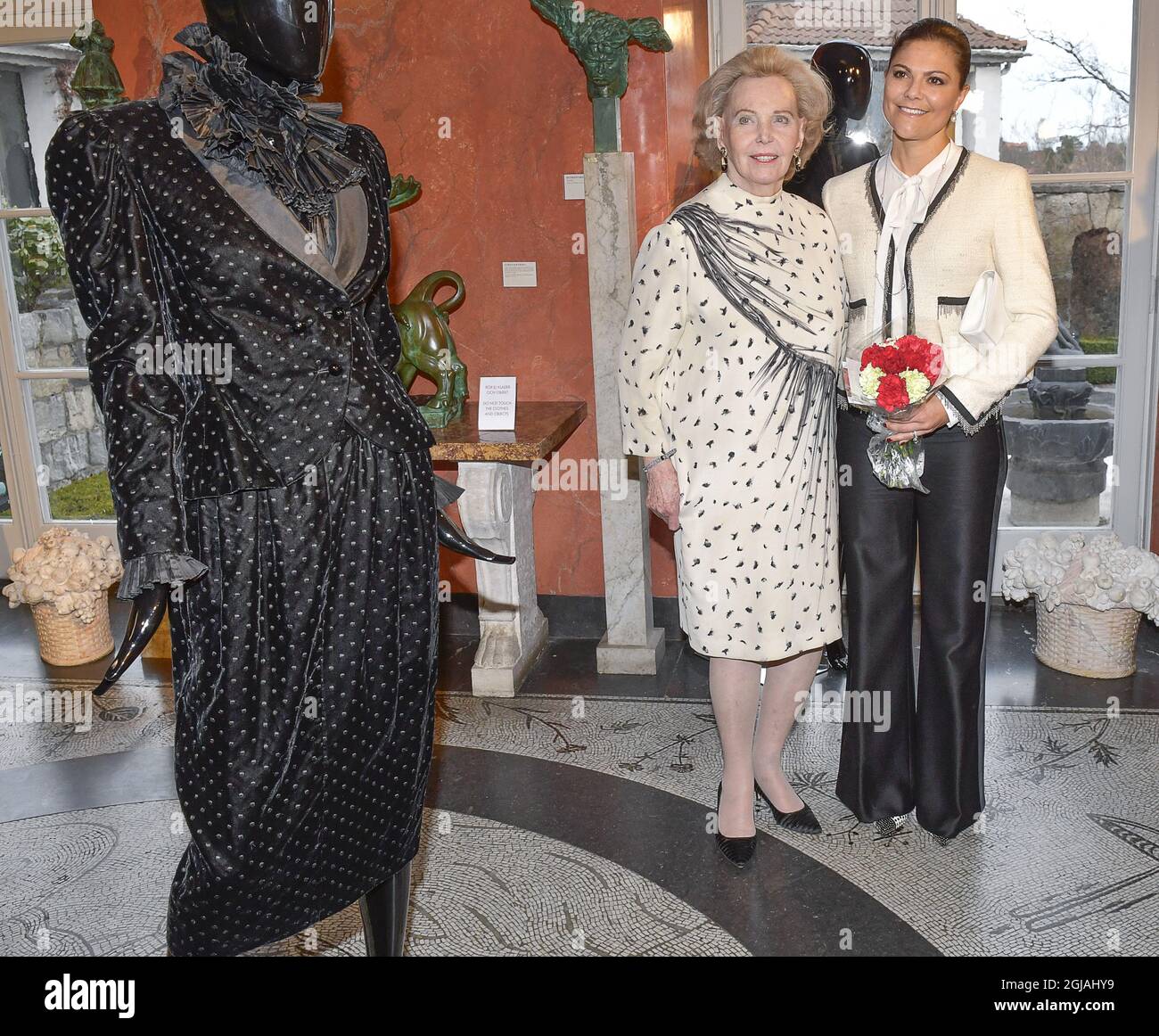STOCKHOLM 20170316 Marianne Bernadotte und Kronprinzessin Victoria bei ...