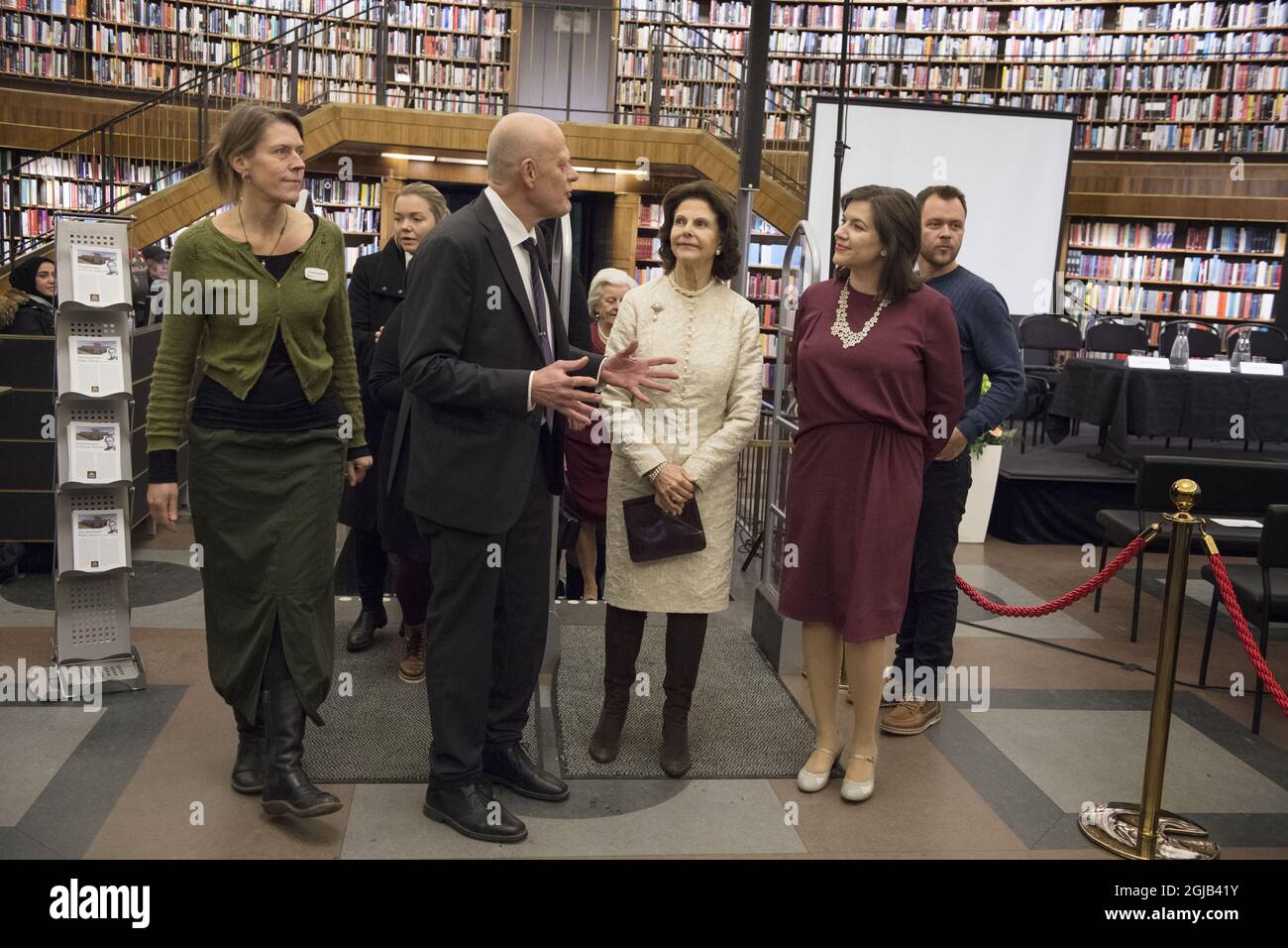 STOCKHOLM 20180117 Eliza Jean Reid, Ehefrau des Präsidenten von Island ...