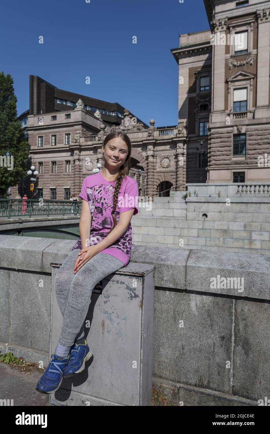 Greta thunberg vor der un -Fotos und -Bildmaterial in hoher Auflösung – Alamy