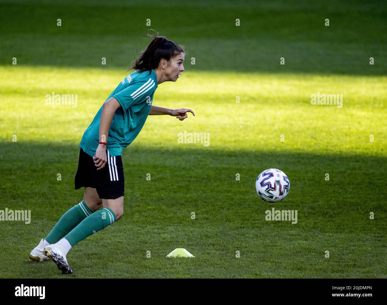 GOTHEMBURG 20200916 Anna Csiki beim Training der ungarischen Frauen ...