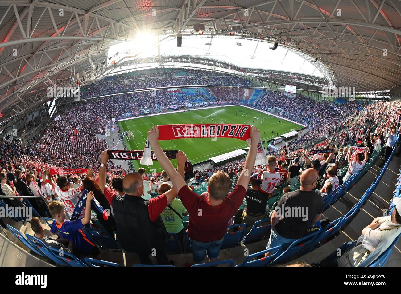 Leipzig, Deutschland. September 2021. Fußball: Bundesliga, RB Leipzig ...