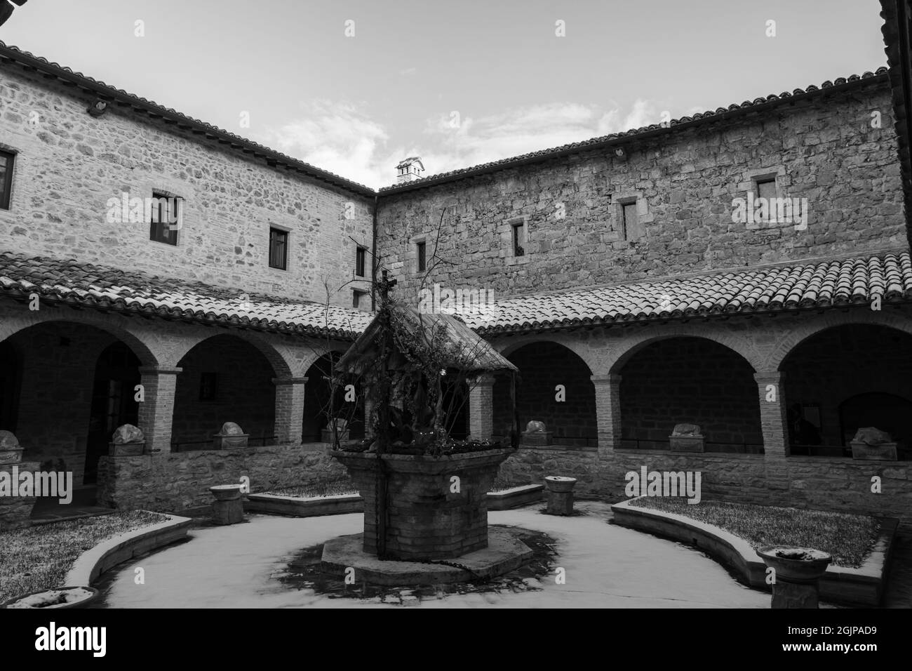 Assisi, Kirche von San Damiano. Die Kirche von San Damiano, ist der Ort, wo St. Clare starb und ...