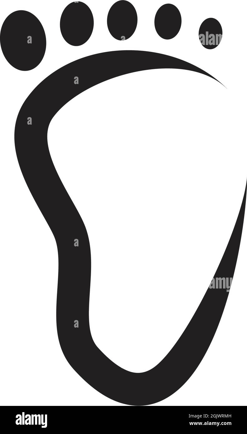 Fuß Symbol Logo Design Inspiration Vektor Vorlage Illustration Stock ...