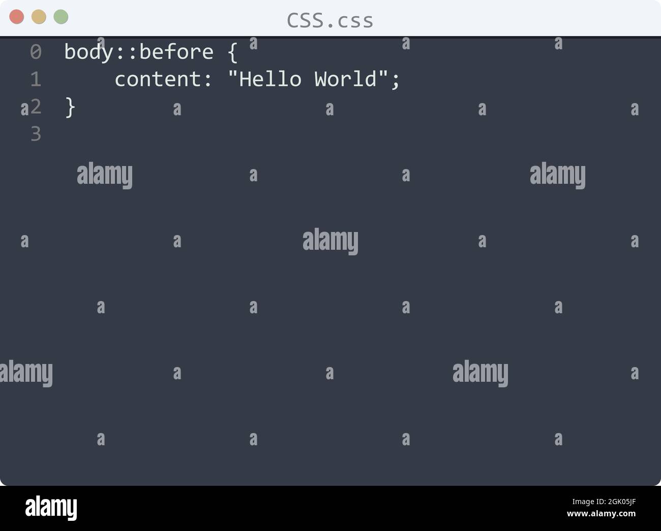 Css editor text Stock-Vektorgrafiken kaufen - Alamy