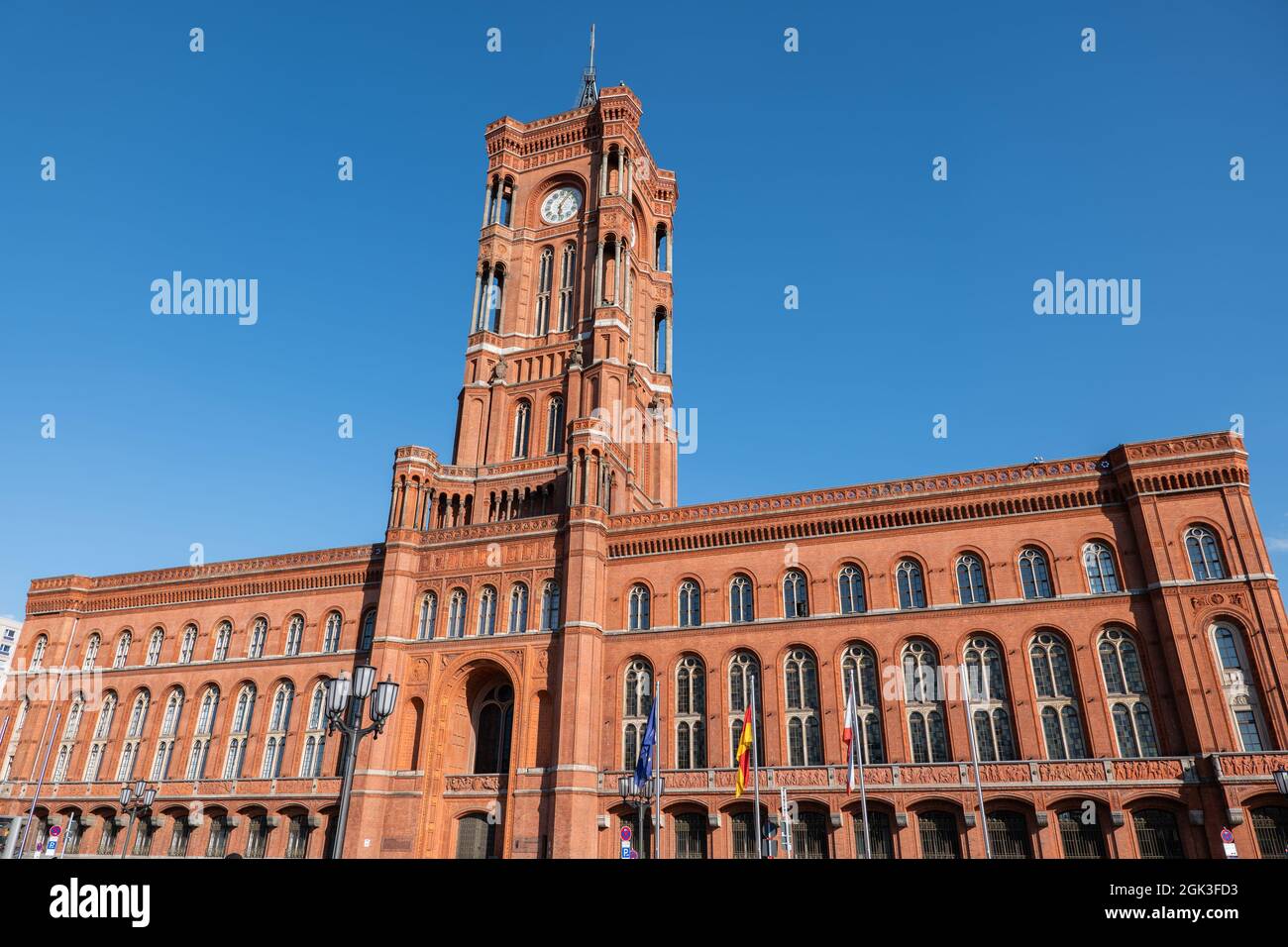 Rotes Rathaus das Rote Rathaus, das Rathaus von Berlin in Deutschland ...