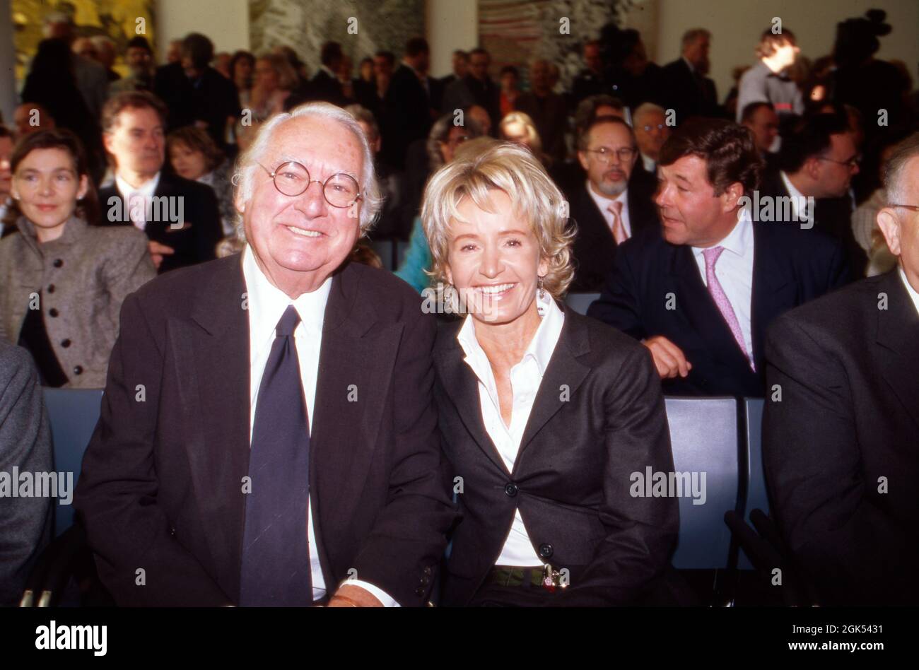 Architekt Richard Meier und Elke Burda im Museum Frieder Burda in Baden ...