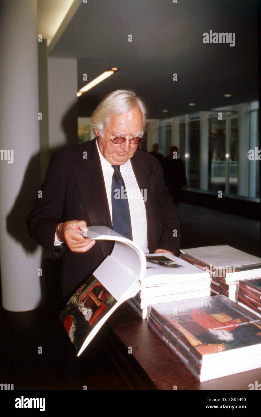 Architekt Richard Meier und Elke Burda im Museum Frieder Burda in Baden ...
