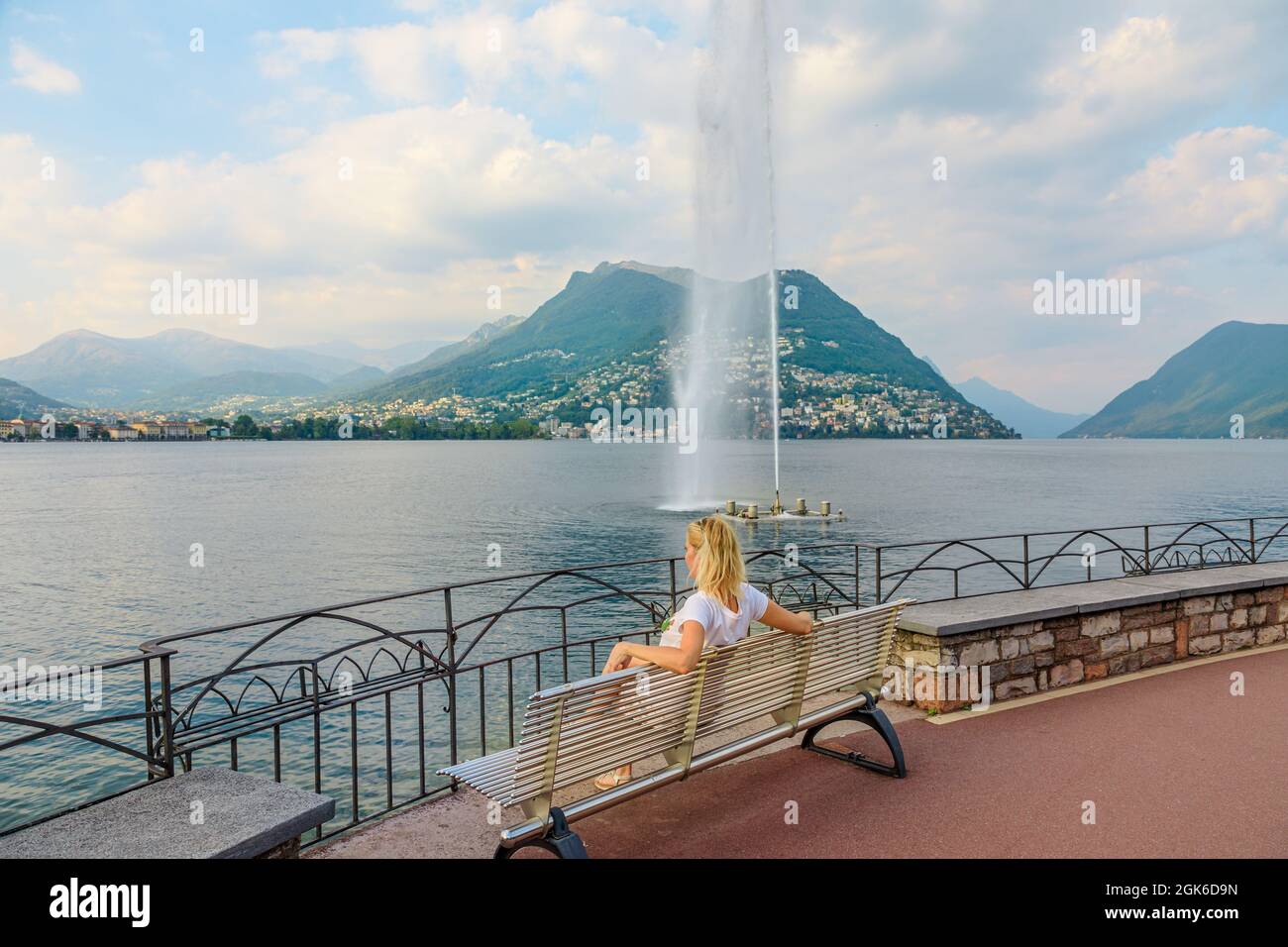 Lugano brunnen -Fotos und -Bildmaterial in hoher Auflösung – Alamy