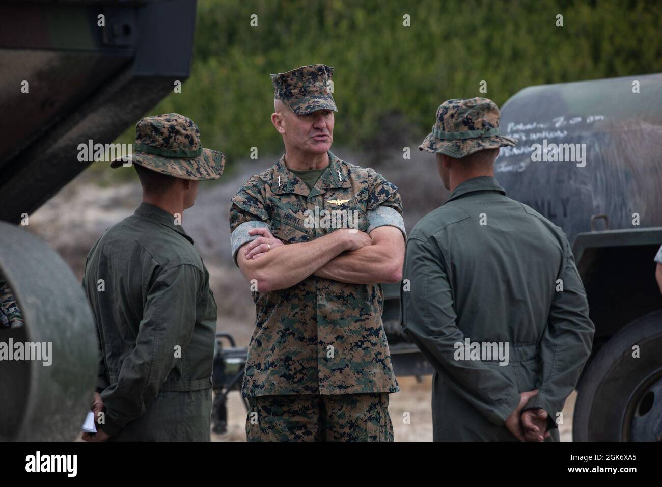 U.S. Marine Corps LT. General Karsten Heckl, der Kommandierende General ...