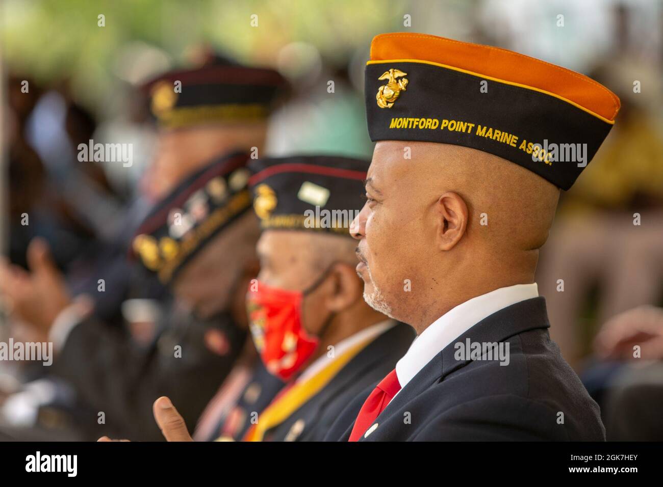 Ronald C. Johnson, der National Vice President der Montford Point ...