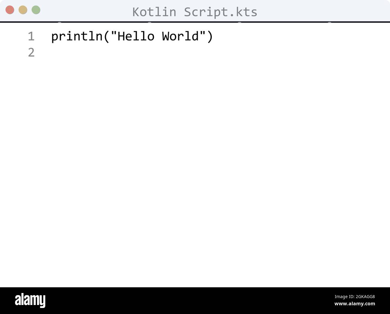 Esempio di script Stock-Vektorgrafiken kaufen - Alamy