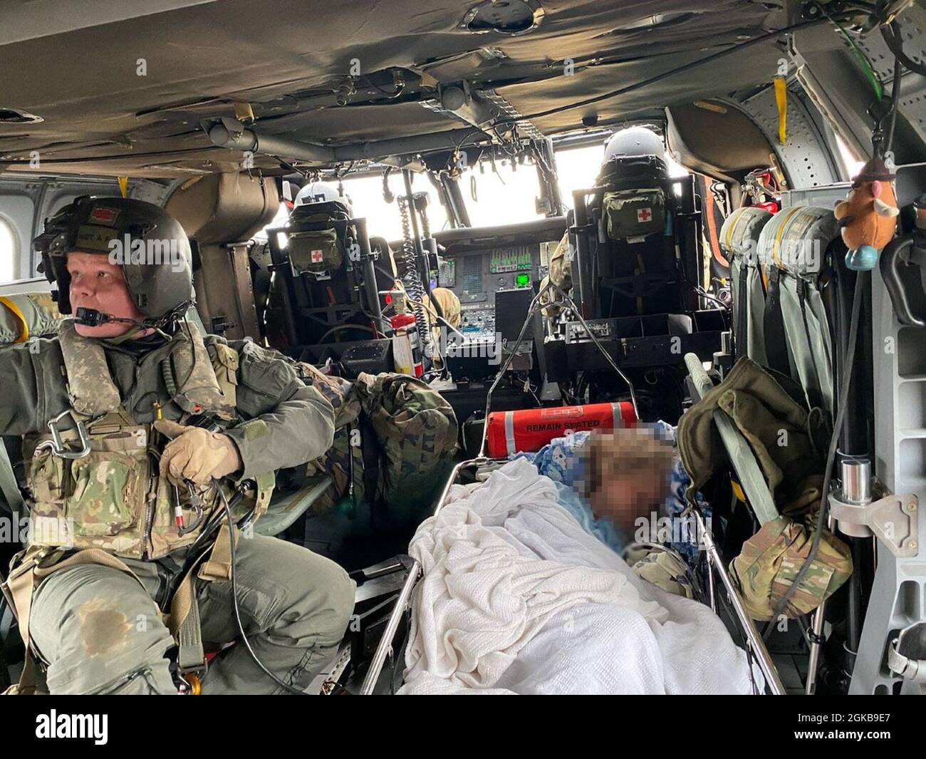 Soldaten mit dem DET 1 C/2-238. AVN - Wildcat DUSTOFF MEDEVAC führte am ...