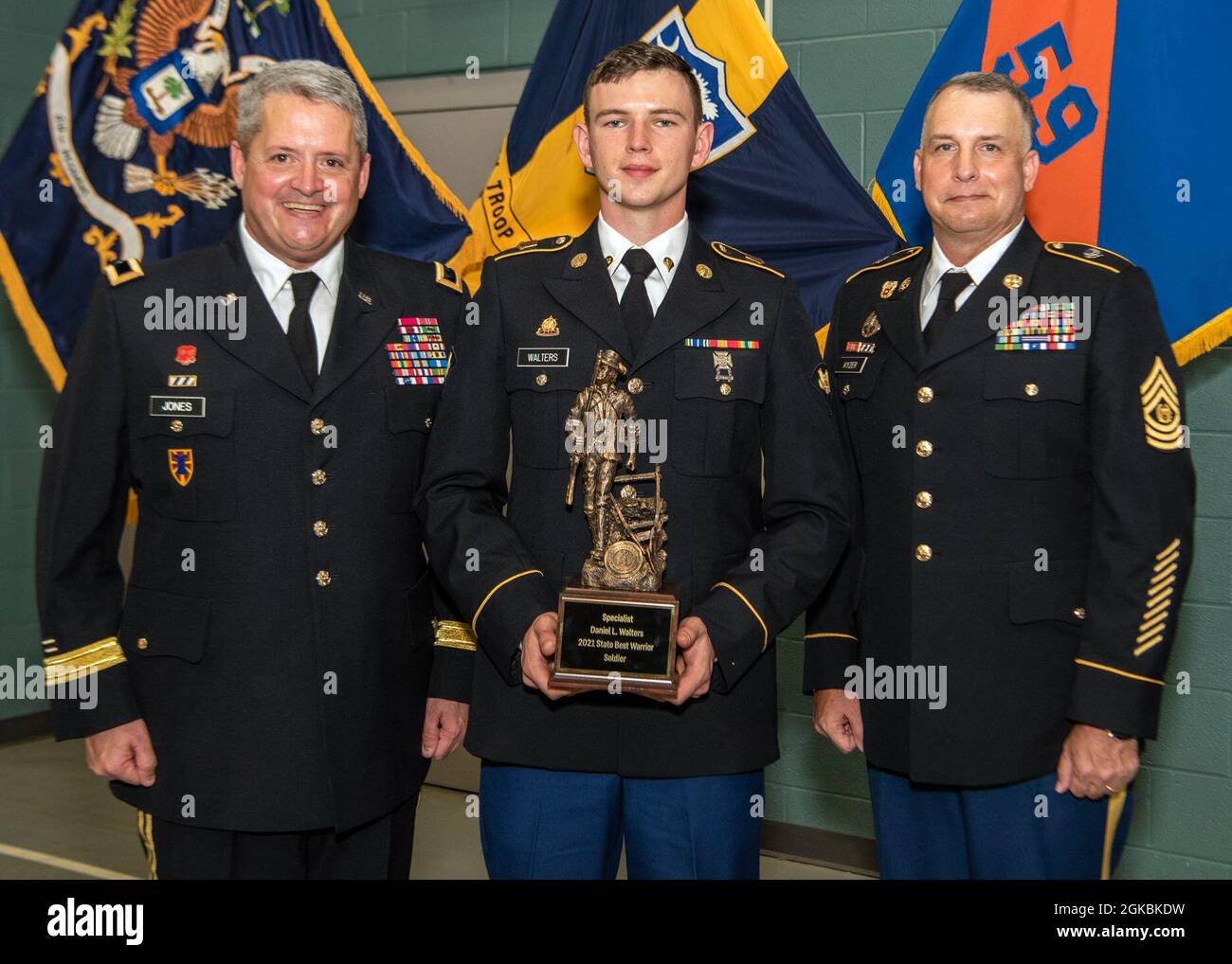 Die South Carolina National Guard erkannte die SPC der US-Armee an ...