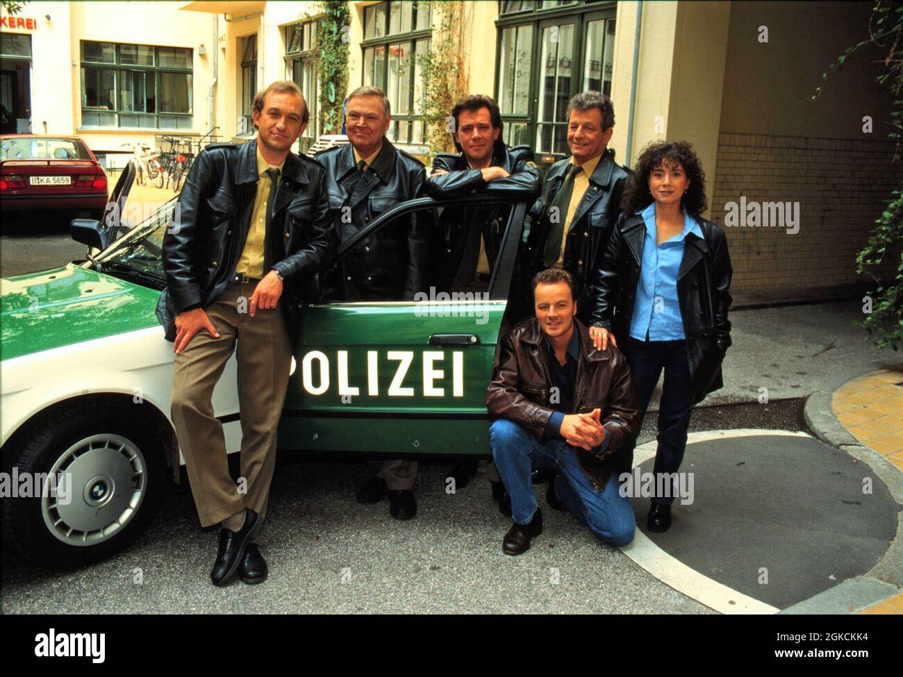 Großstadtrevier, ARD TV Krimi-Serie, 1998, das Hamburger Polizei-Team ...