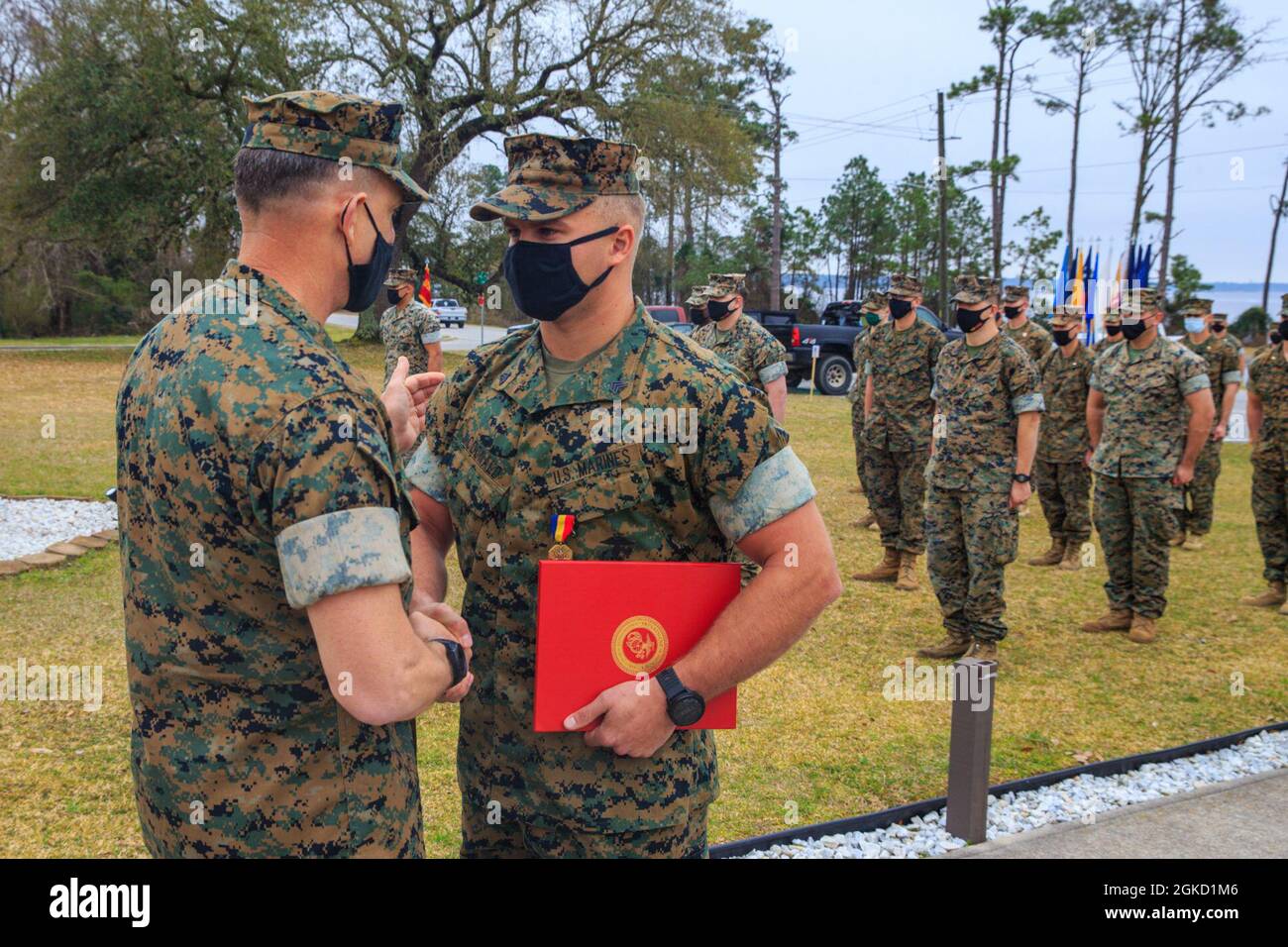 US Marine Corps Maj. General Frank Donovan, der Kommandierende General ...