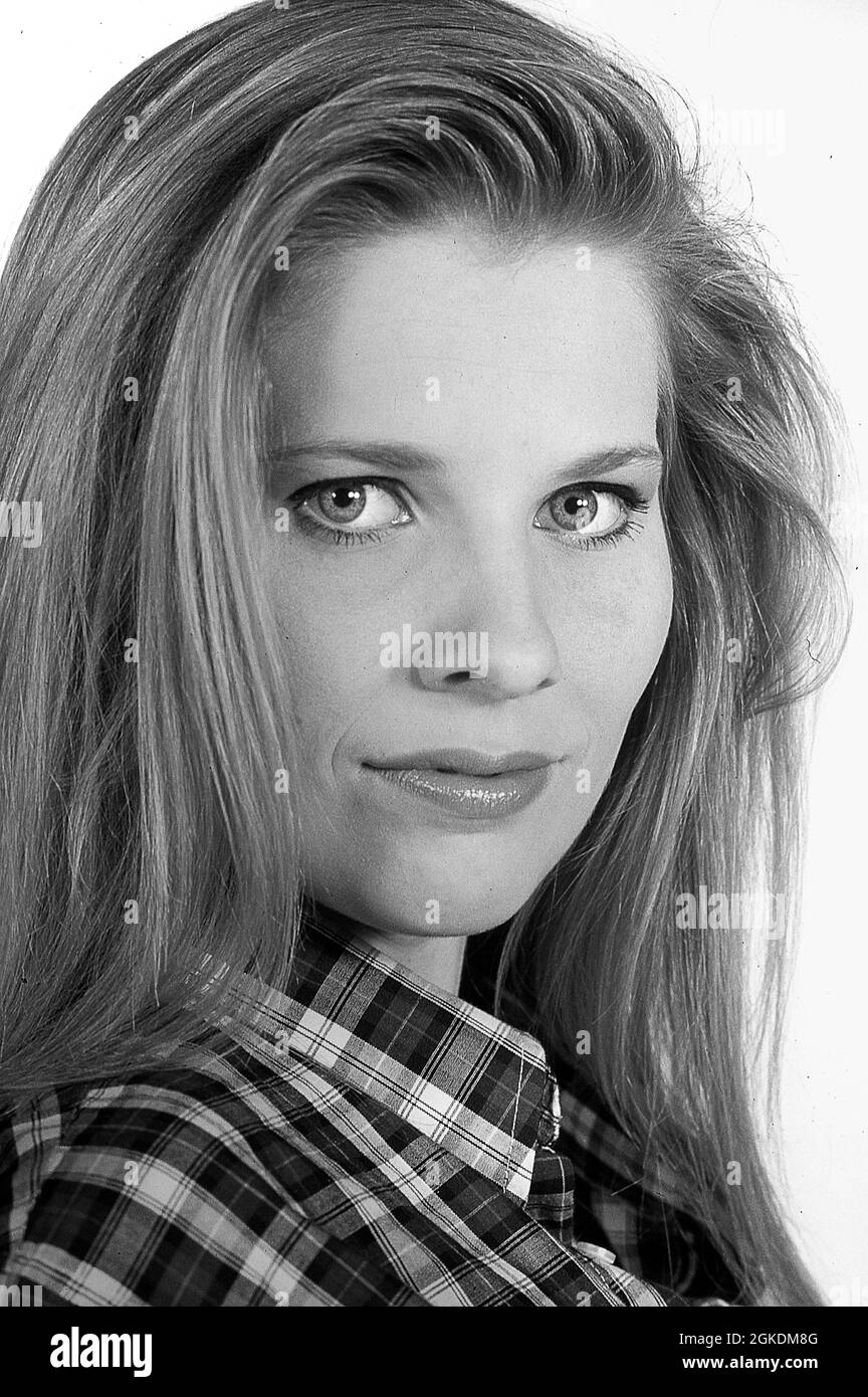 Das italienische Showgirl Laura Freddi.die Fernsehsendung Non è la Rai ...