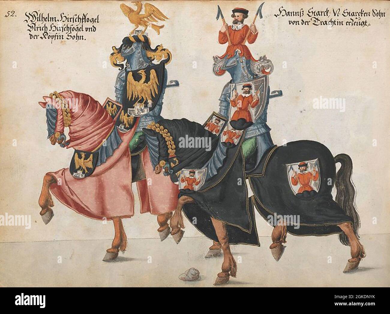 Mittelalterlicher Soldat Mit Schildmalerei Stockfotos und -bilder ...