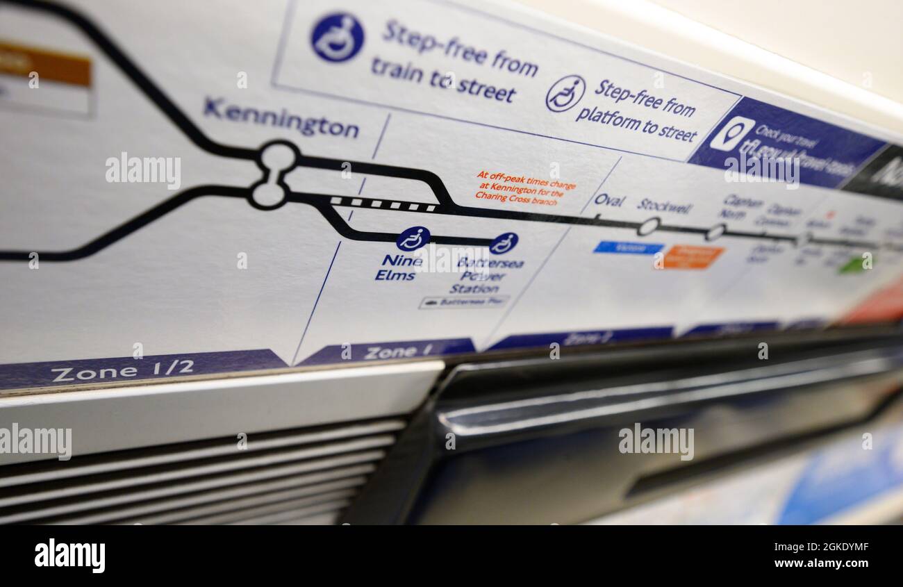 Northern Line, London, Großbritannien. 14. September 2021. Die neue ...