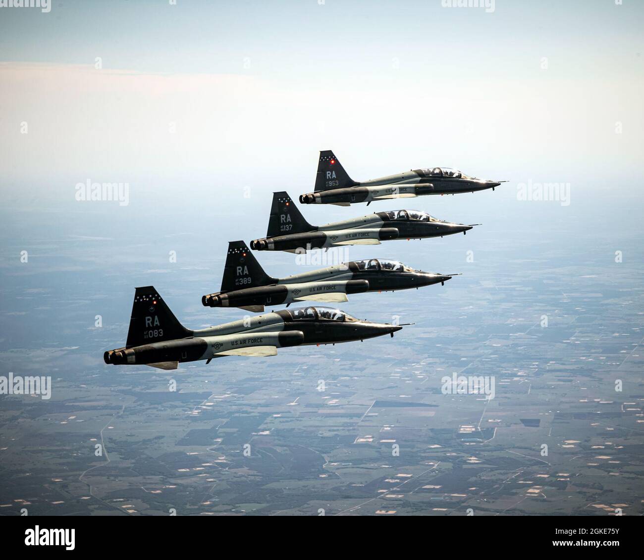 US Air Force T-38-Talone, die dem 560. Flying Training Squadron ...