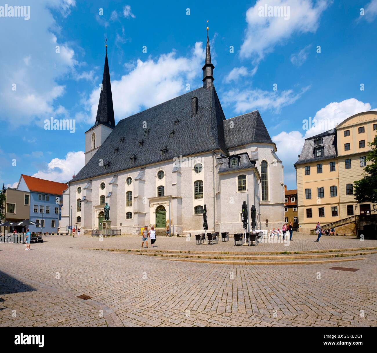 Stadtkirche St. Peter und Paul, Herderplatz, Weimar, Thüringen ...