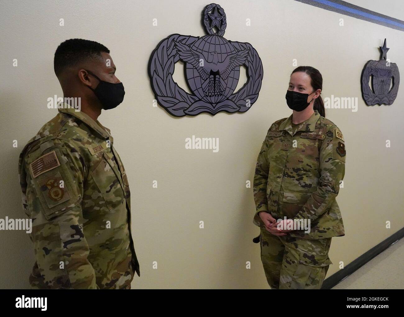 U.S. Air Force Senior Master Sgt. Travis Jordan, Leiter der 81 ...