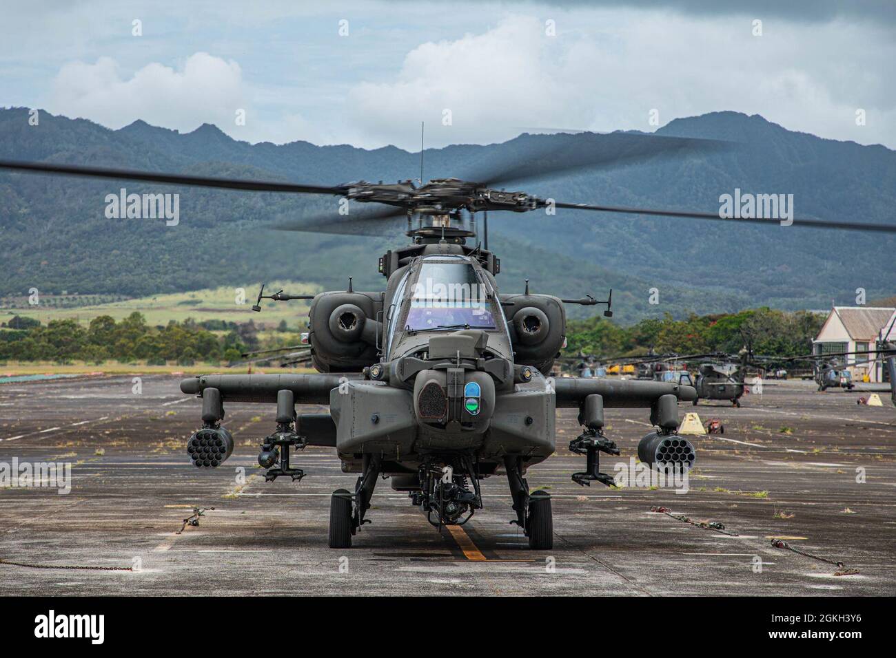 Soldaten der 2-6 Calvary Squadron und der 25. Combat Aviation Brigade erhielten die einmalige ...