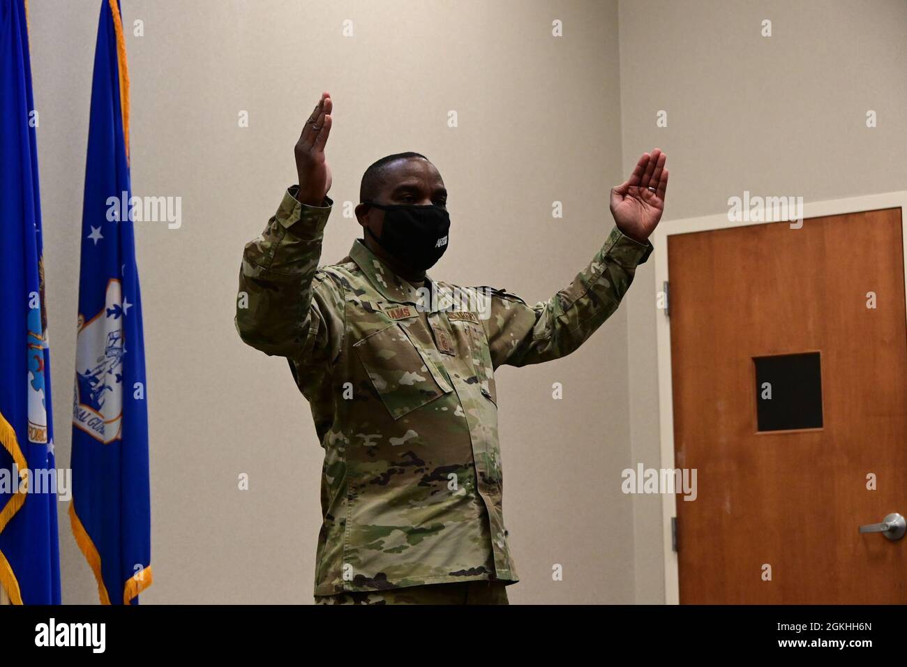 US Air Force Chief Master Sgt. Maurice Williams, Kommandochef der Air ...