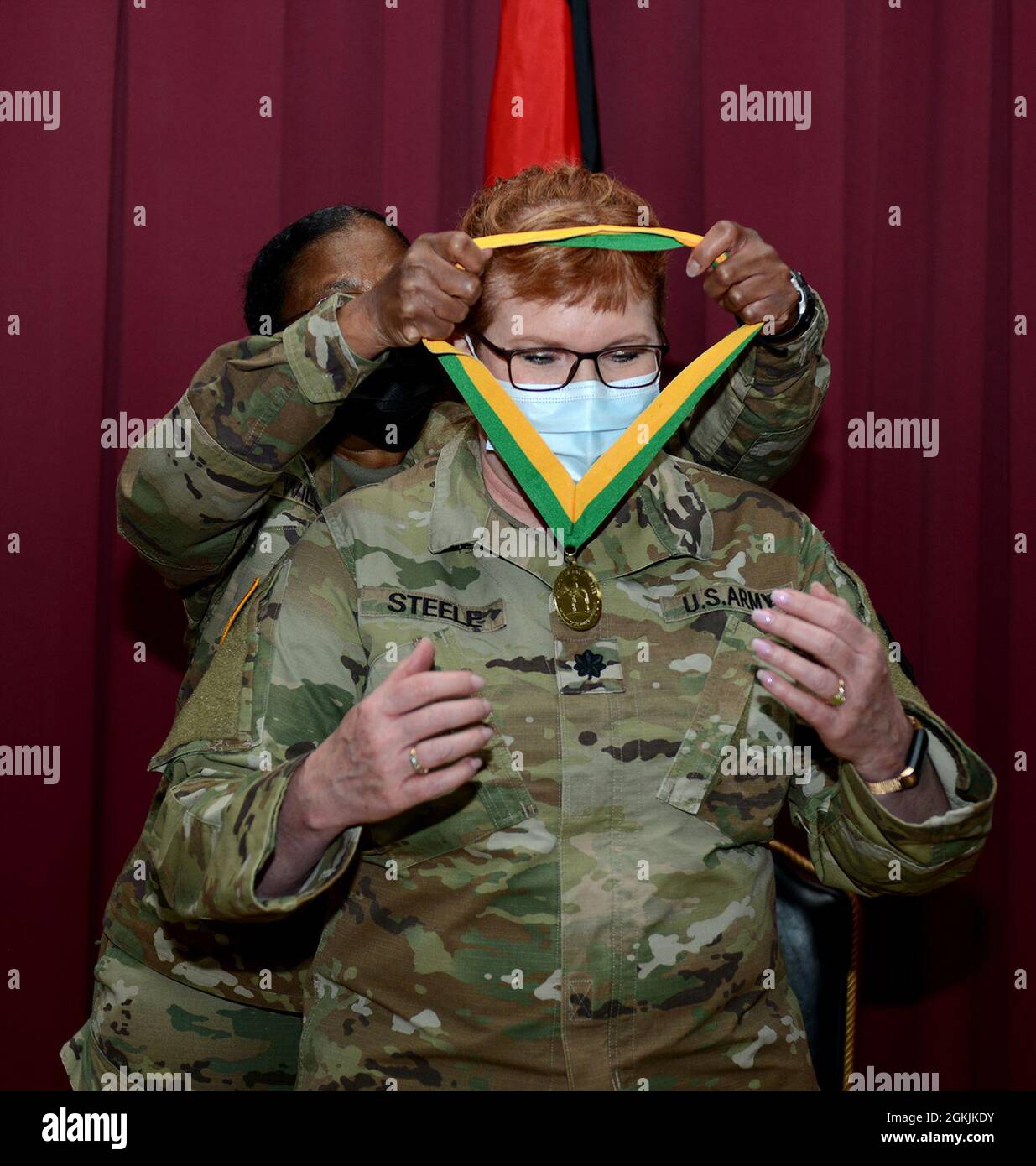 US Army Reserve Brig. General Wanda Williams, Kommandantin des 7 ...