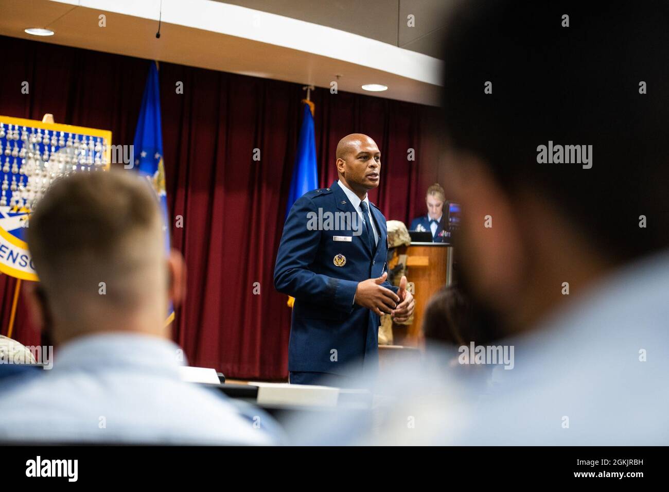 US-Brig. General Roy W. Collins, Leiter der Sicherheitskräfte ...