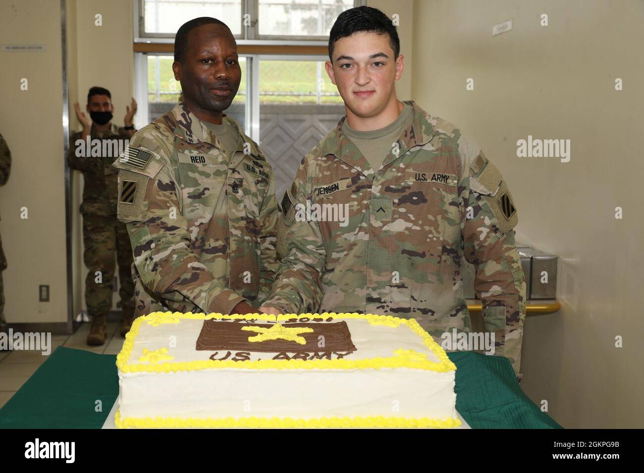 U.S. Army Command Sgt. Maj. Curtis Reid, der hochrangige Berater des 1 ...
