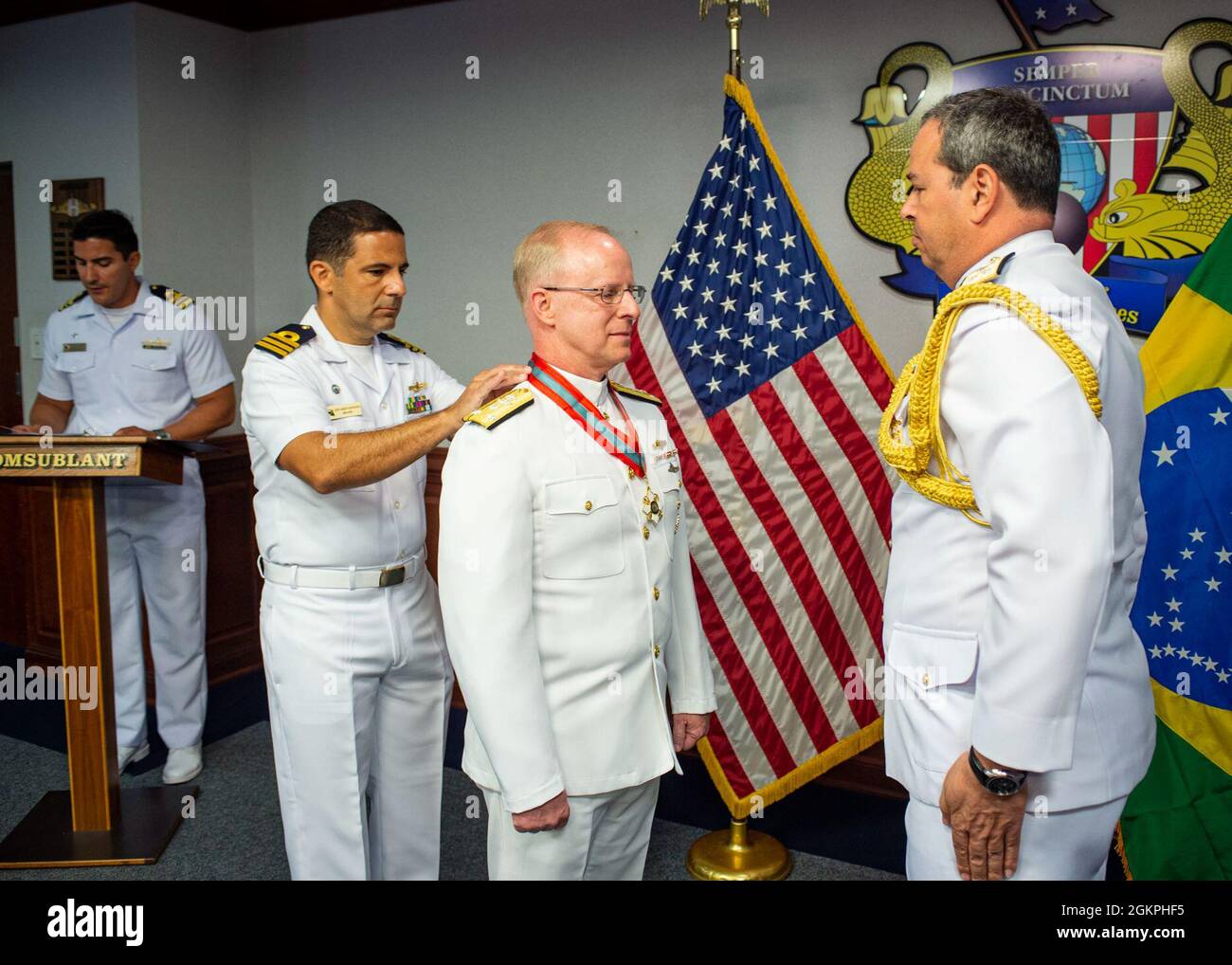 Vice Adm. Daryl Caudle, Kommandant der US-Submarine Forces (SUBFOR ...