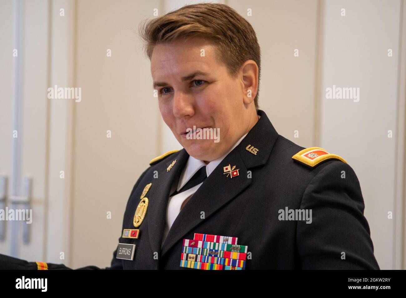 US Army LTC Alicia Burrows, neue Direktorin des 409. Theater ...