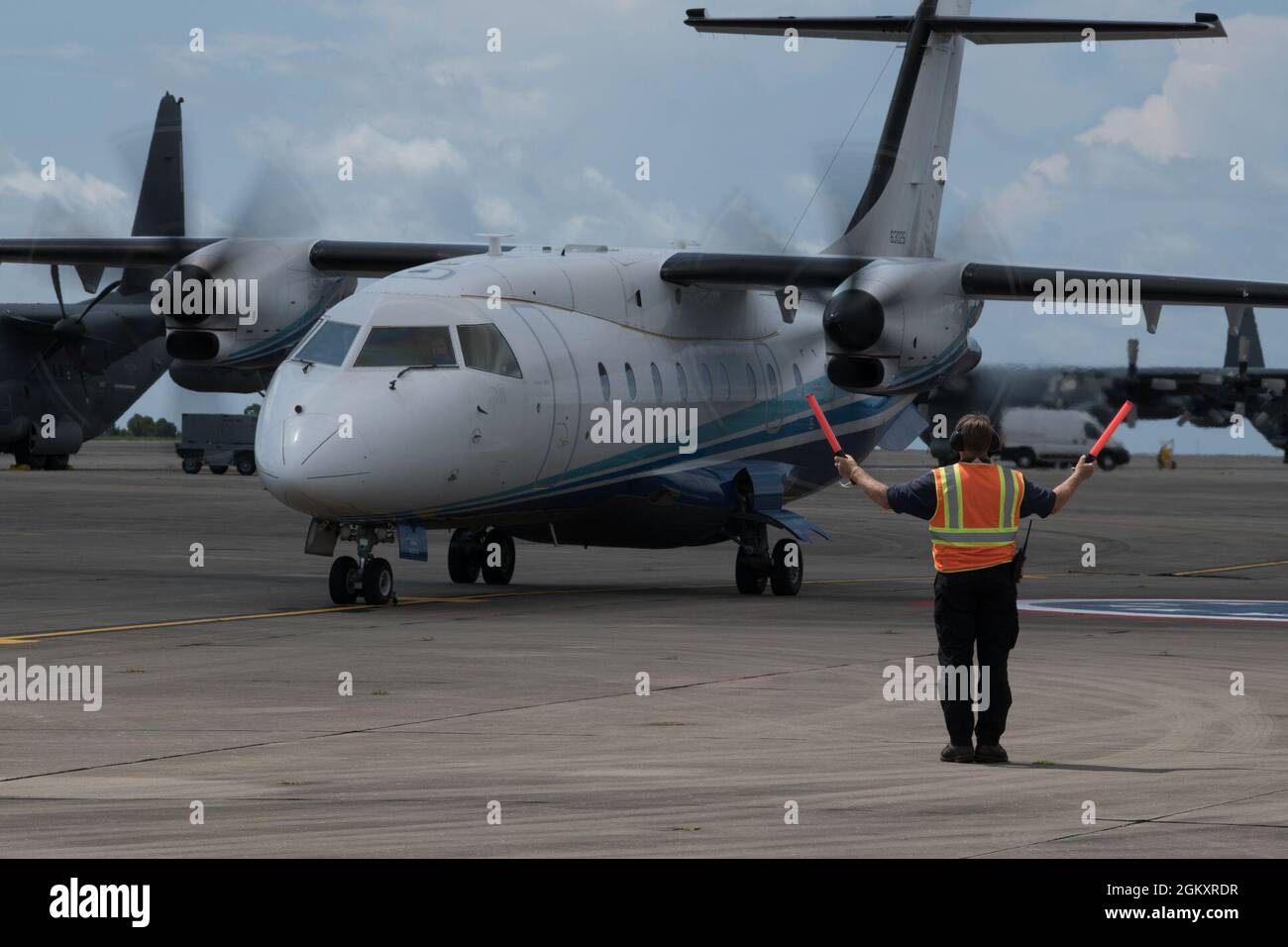Ein C-146A Wolfhound, der dem 524. Special Operations Squadron ...
