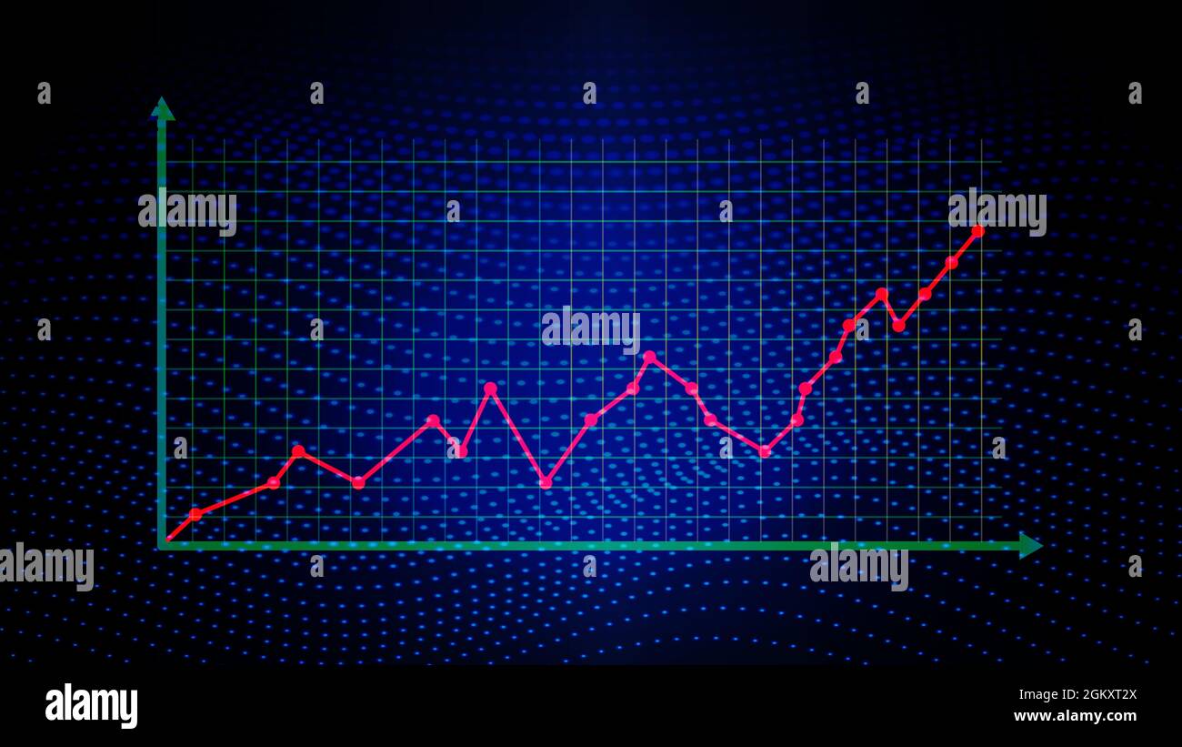 Steigender graph dashboard Stock-Vektorgrafiken kaufen - Alamy
