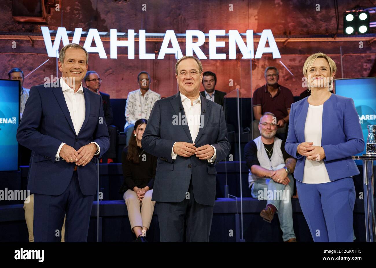 15. September 2021, Schleswig-Holstein, Lübeck: Armin Laschet (CDU, M ...