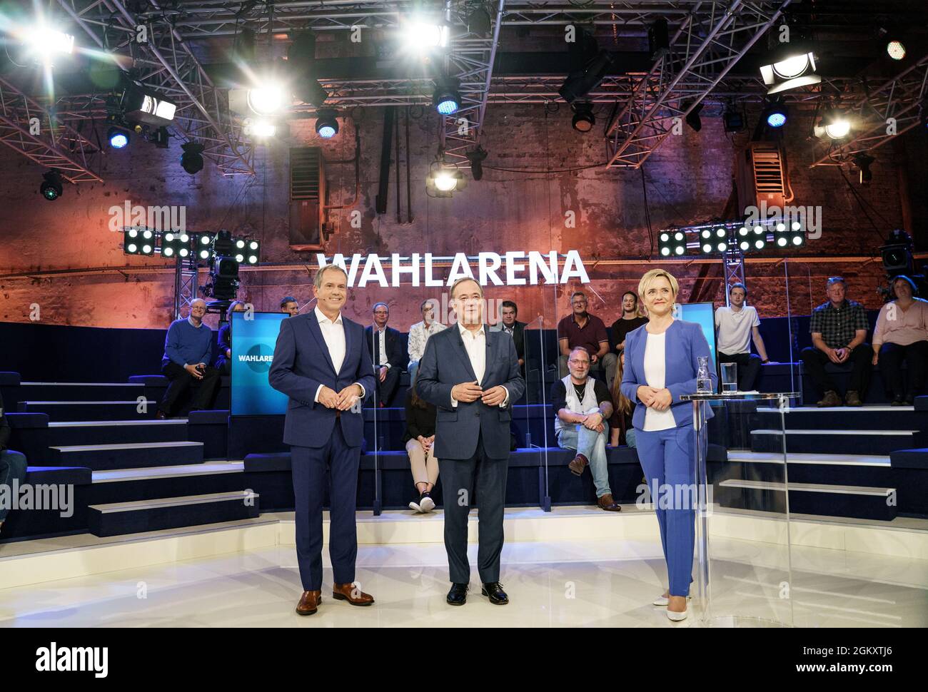 15. September 2021, Schleswig-Holstein, Lübeck: Armin Laschet (CDU, M ...