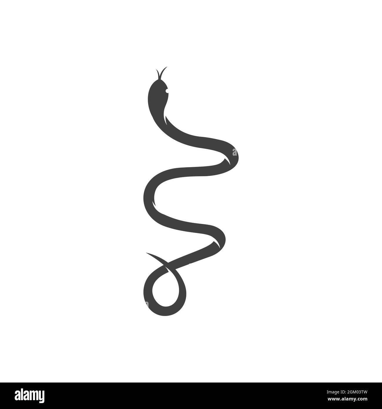 Snake Viper Silhouette. vektor-Illustration von Snake Viper ...