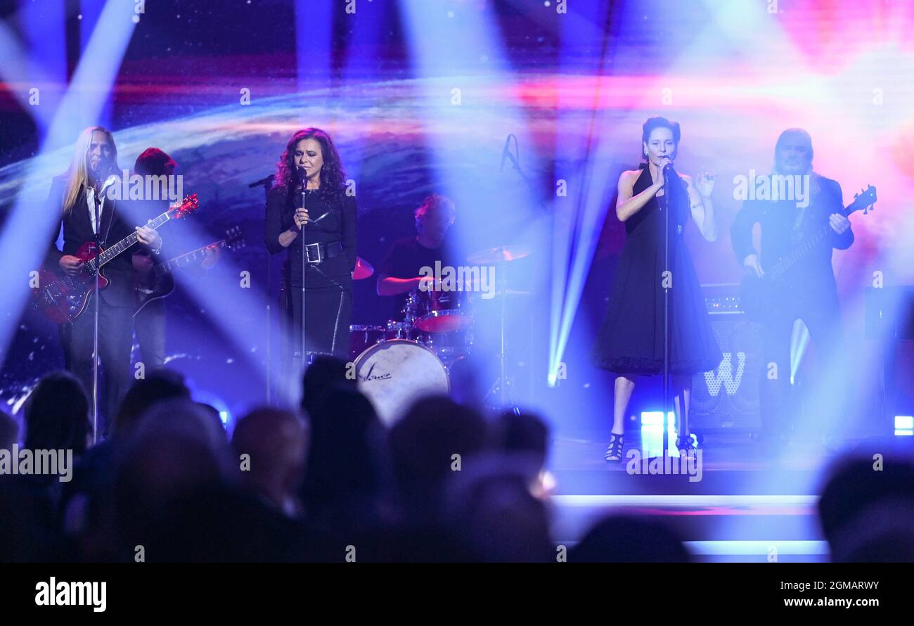 Leipzig, Deutschland. September 2021. Die Band „Silly“ tritt mit ihren ...