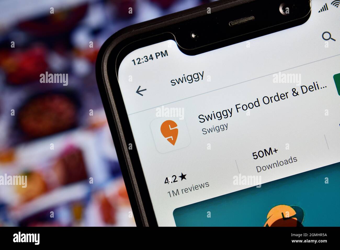 Swiggy food delivery app -Fotos und -Bildmaterial in hoher Auflösung ...