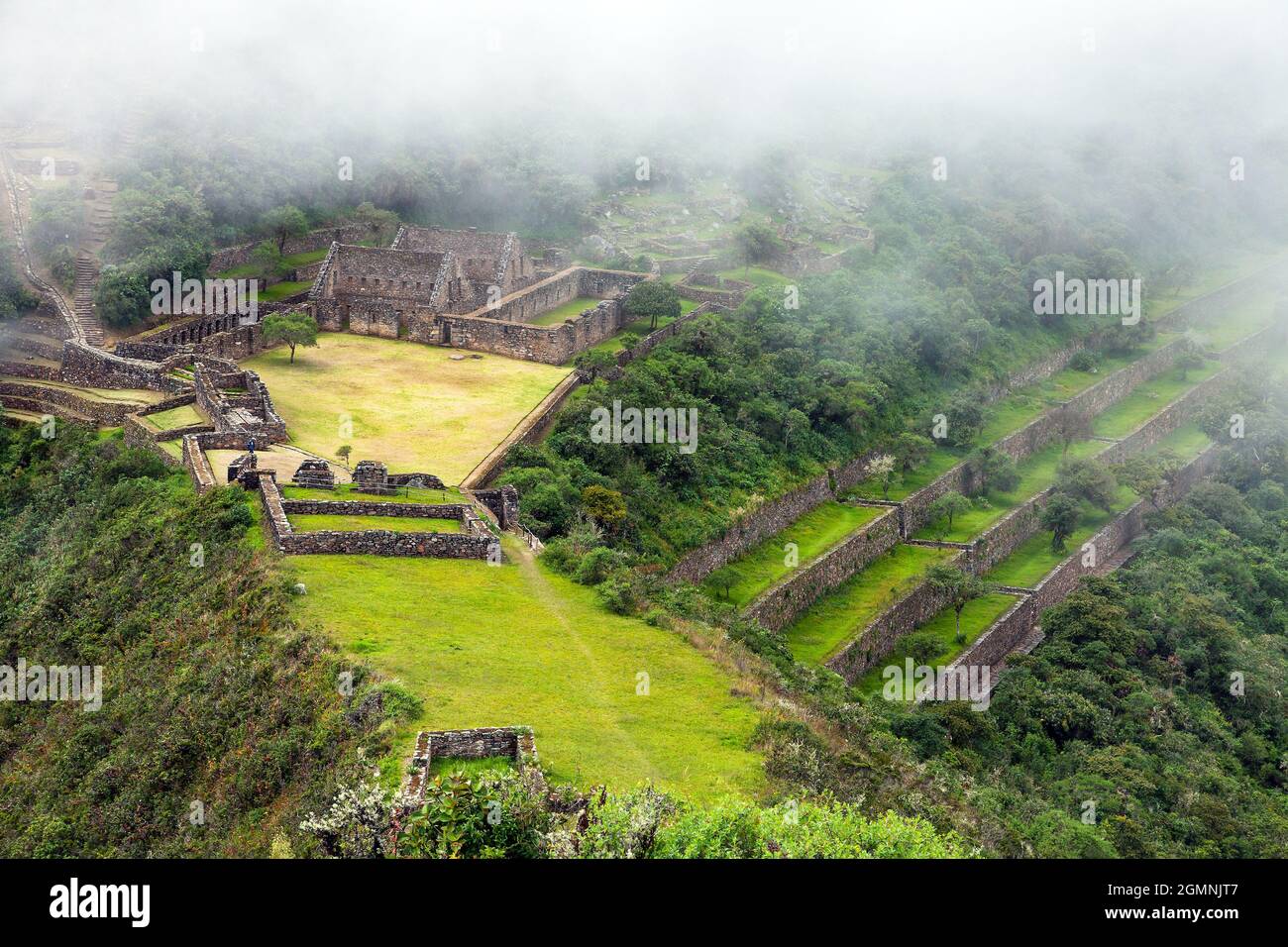 Choquequirao, eine der besten Inka-Ruinen in Peru. Choquequirao Inca ...