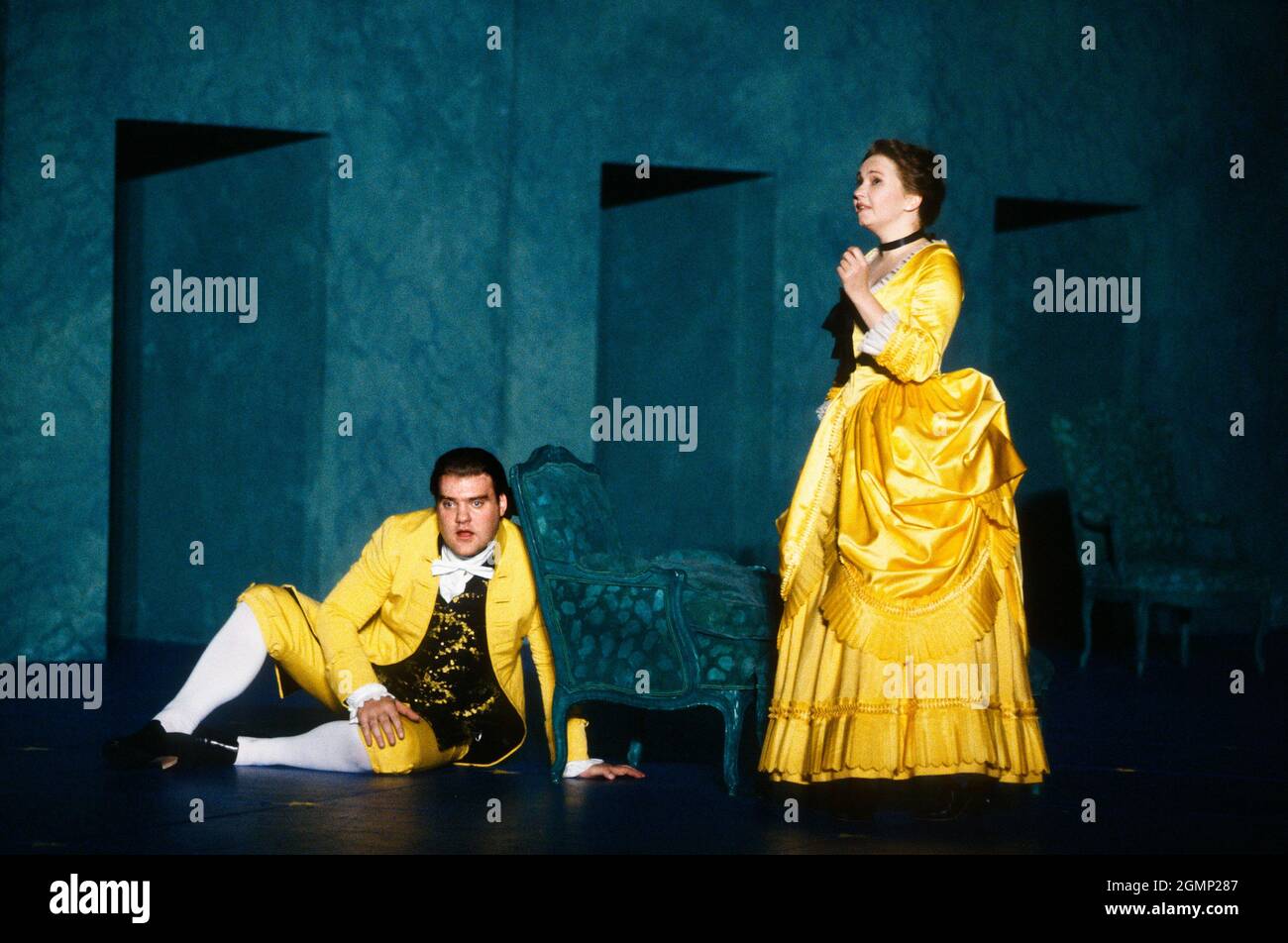 Akt 4 - „unsichtbar“ in der „Arche“: Bryn Terfel (Figaro), Cathryn Pope ...