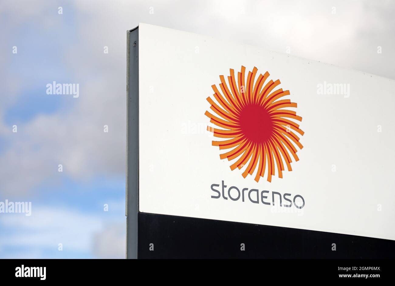 Stora Enso Logo Stockfotos und -bilder Kaufen - Alamy