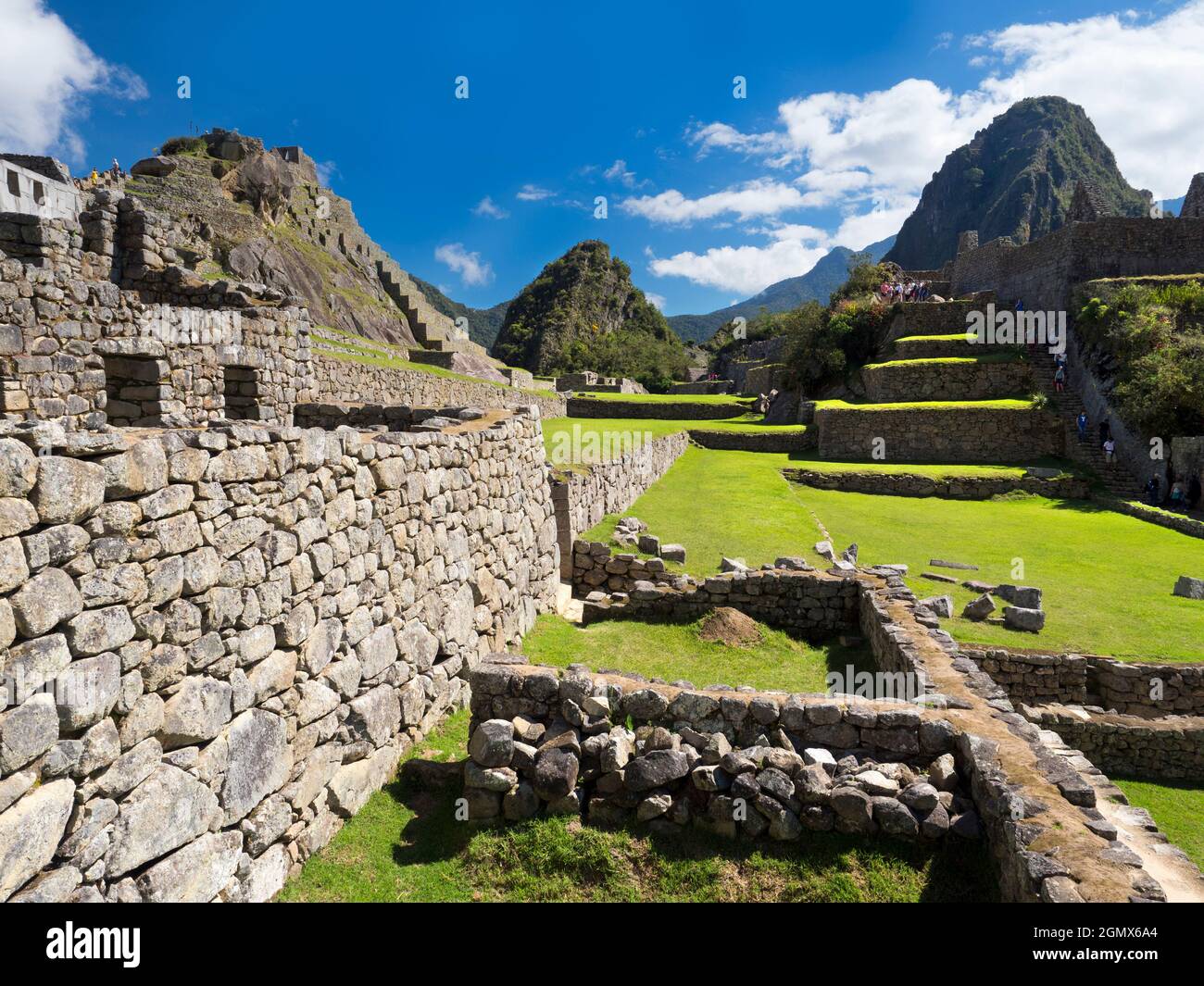 Machu Picchu, Peru - 14. Mai 2018 das Hotel liegt in einer ...