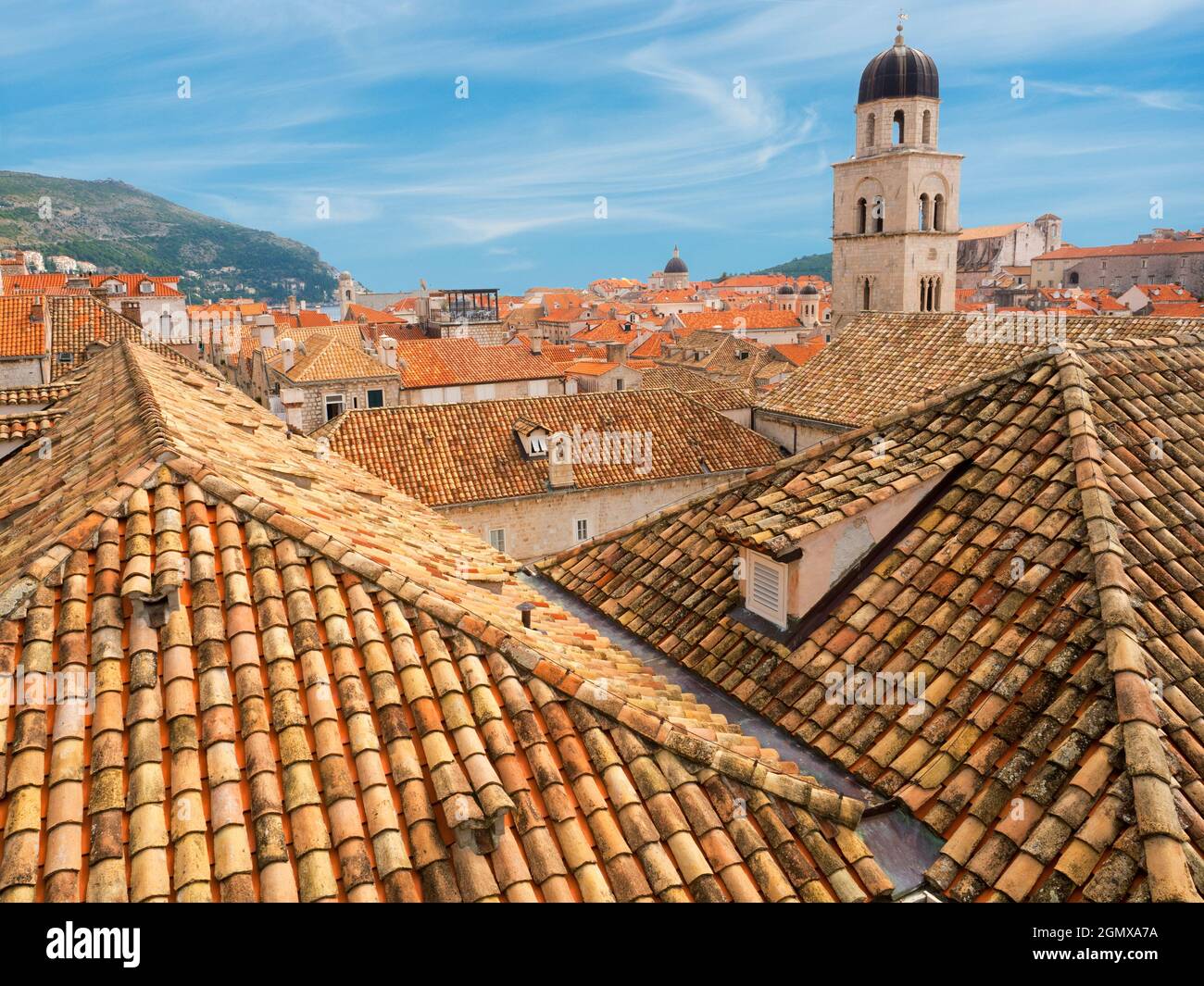 Dubrovnik ist eine historische kroatische Stadt an der Adria, in der ...