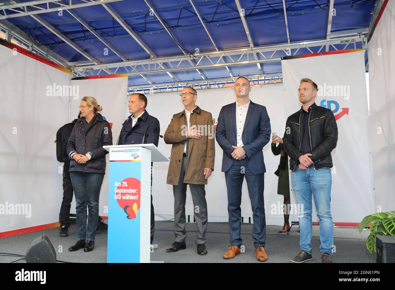 Alice Weidel,Tino Chrupalla,Jörg Urban,Sebastian Wippel,Jonas Dünzel ...