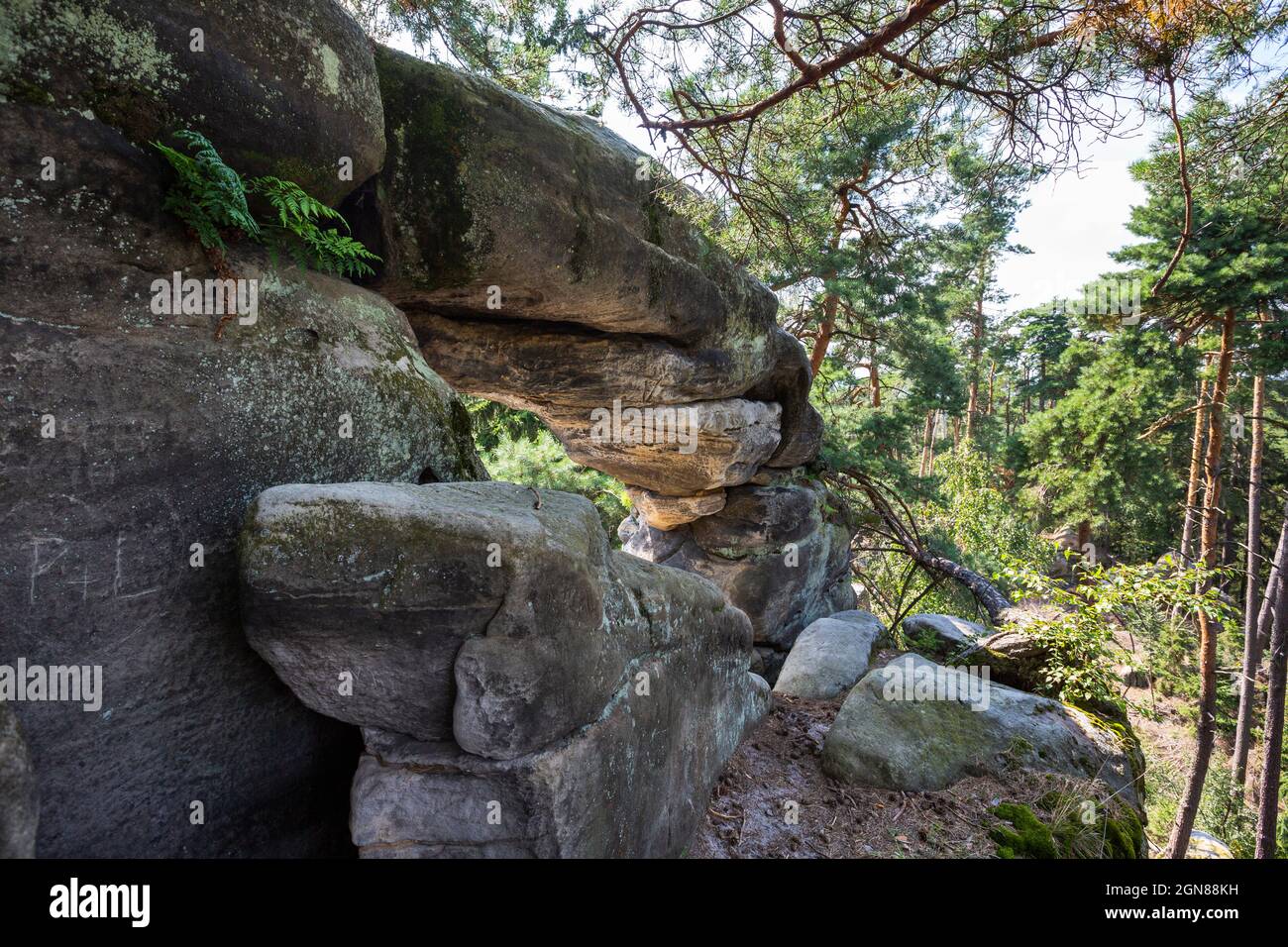 Prachov Rocks, Rock Towers, Bohemian Paradise, Cesky Raj, Rock, Blick ...