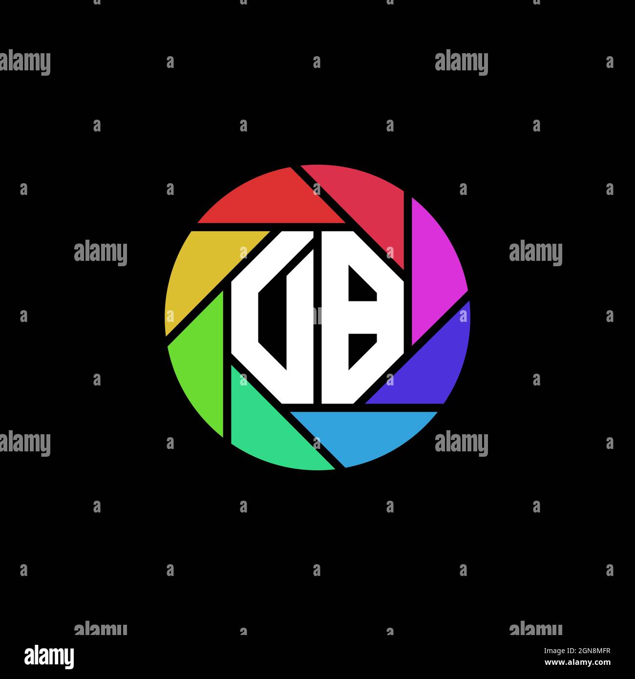 DB Initial eSport Gaming-Logo. Moderner Kopf Skull Form Vorlage Vektor ...