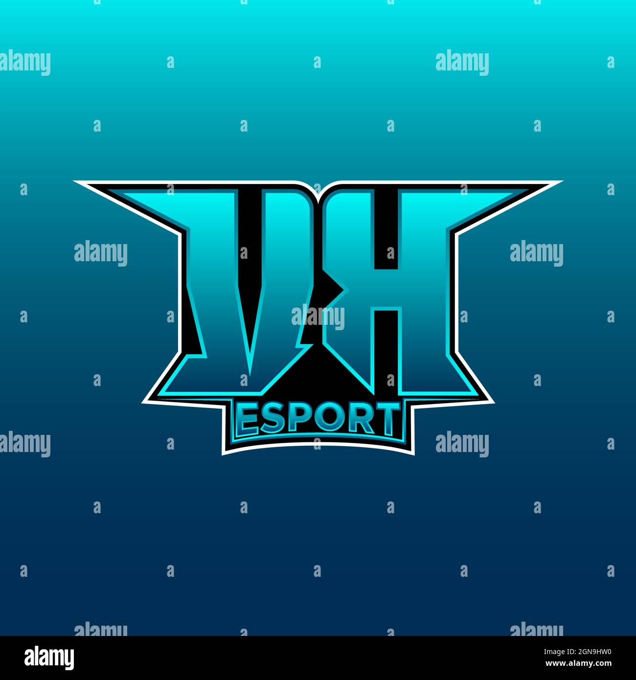 TL Logo Monogramm Gaming mit Gas Form Designs Vorlage Vektor-Symbol ...