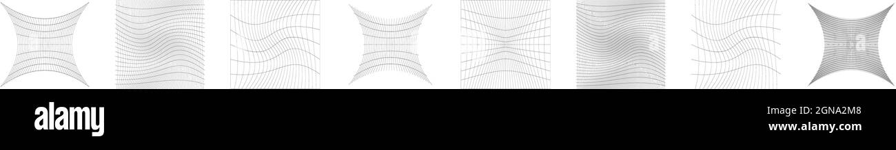 Gitter, Gitter, Gitter, Gitter, Drahtgitter mit Verzerrung ... Gitter, Gitter, Gitter, Gitter, Drahtgitter mit Verzerrung ...