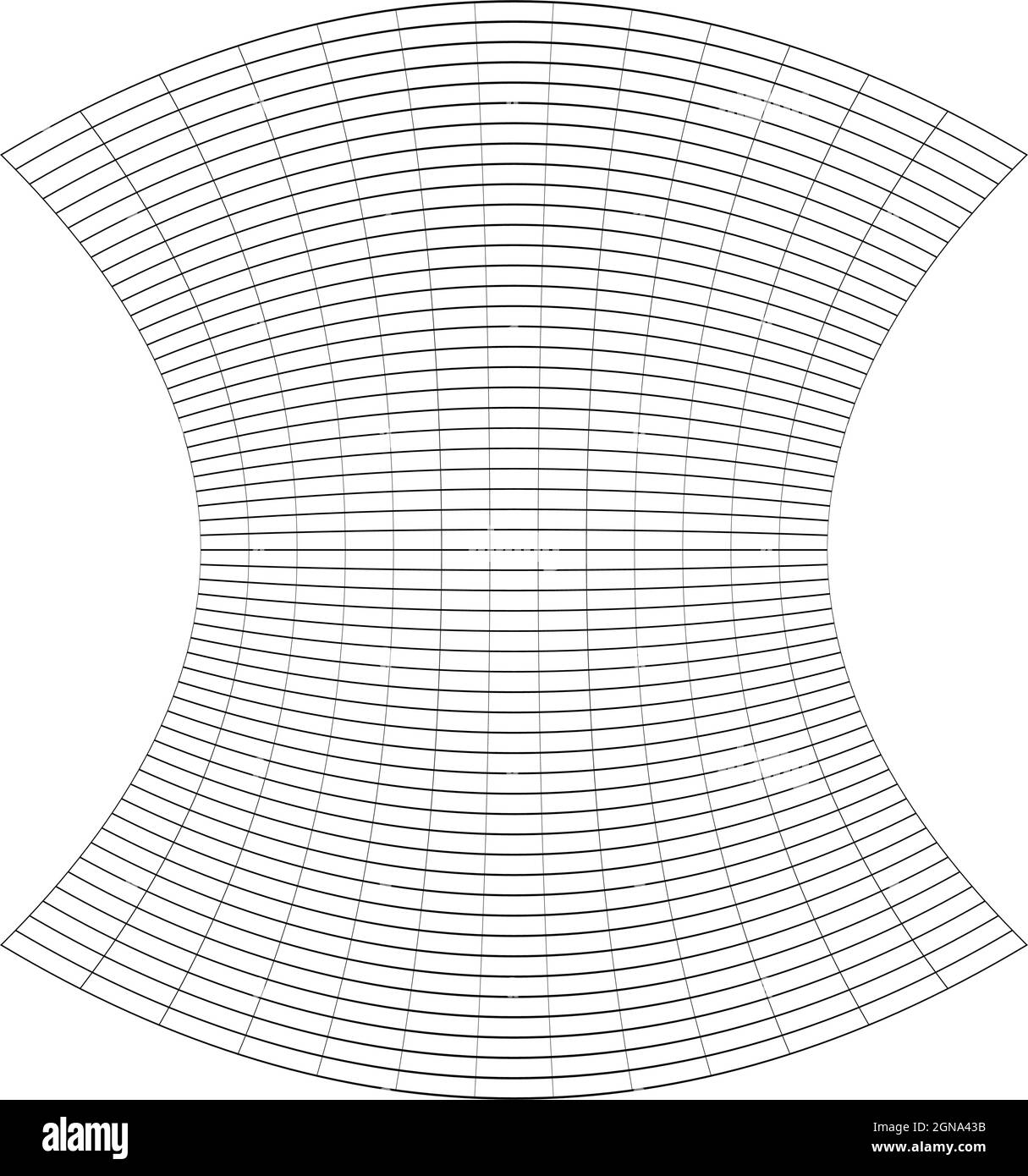 Gitter, Gitter, Gitter, Gitter, Drahtgitter mit Verzerrung ...